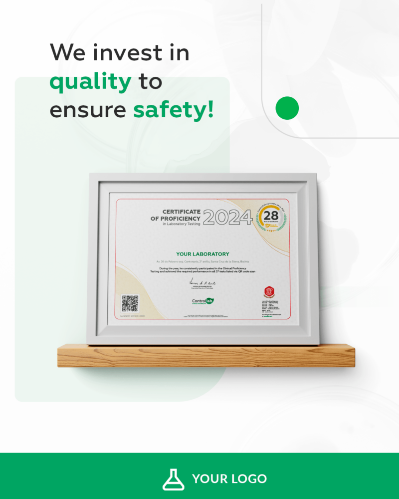 Use your certificate to highlight your quality! – Controllab
