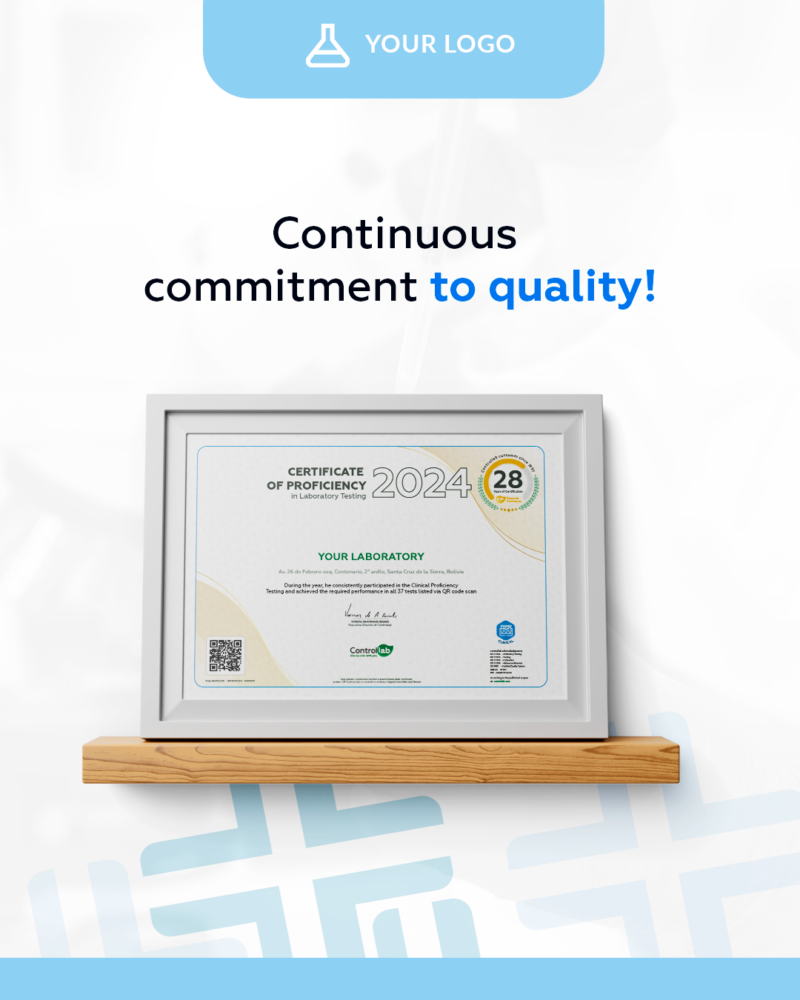 Use your certificate to highlight your quality! – Controllab