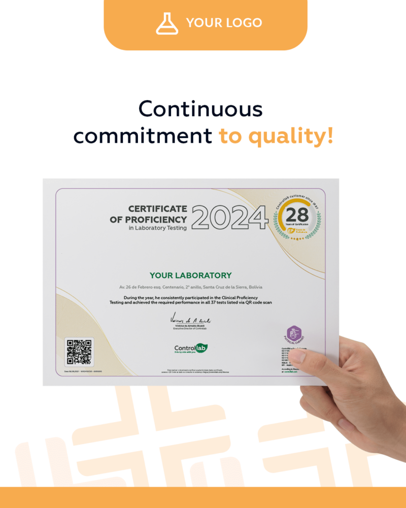 Use your certificate to highlight your quality! – Controllab