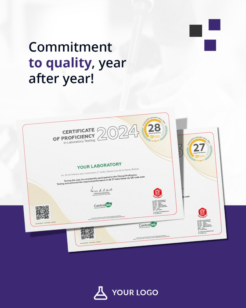 Use your certificate to highlight your quality! – Controllab