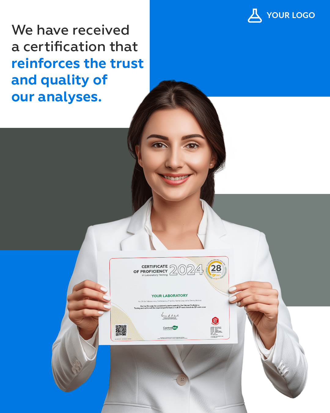 Use your certificate to highlight your quality! – Controllab