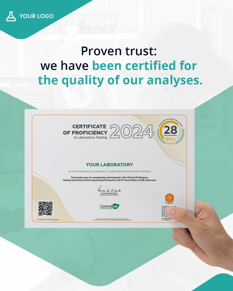 Use your certificate to highlight your quality! – Controllab