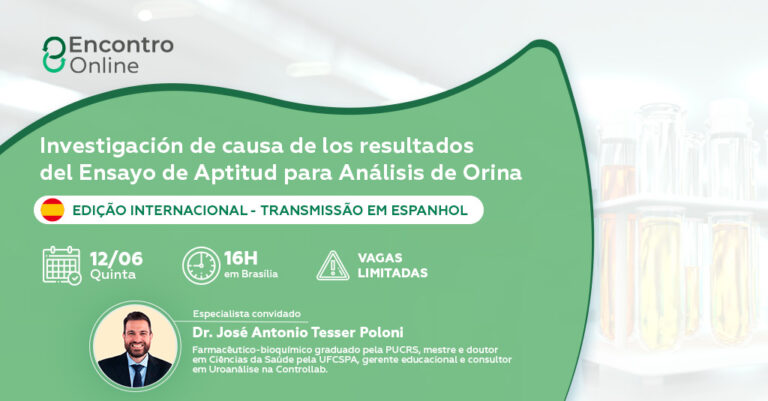 Ensaio de Proficiência em Análise de Urina é tema do Encontro Online em ...